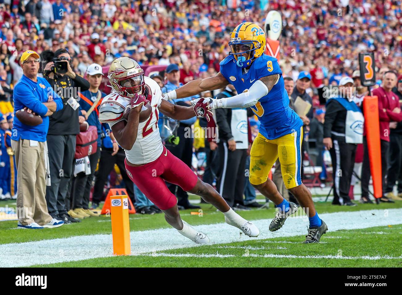 November 4, 2023: Florida State Seminoles wide receiver Darion ...