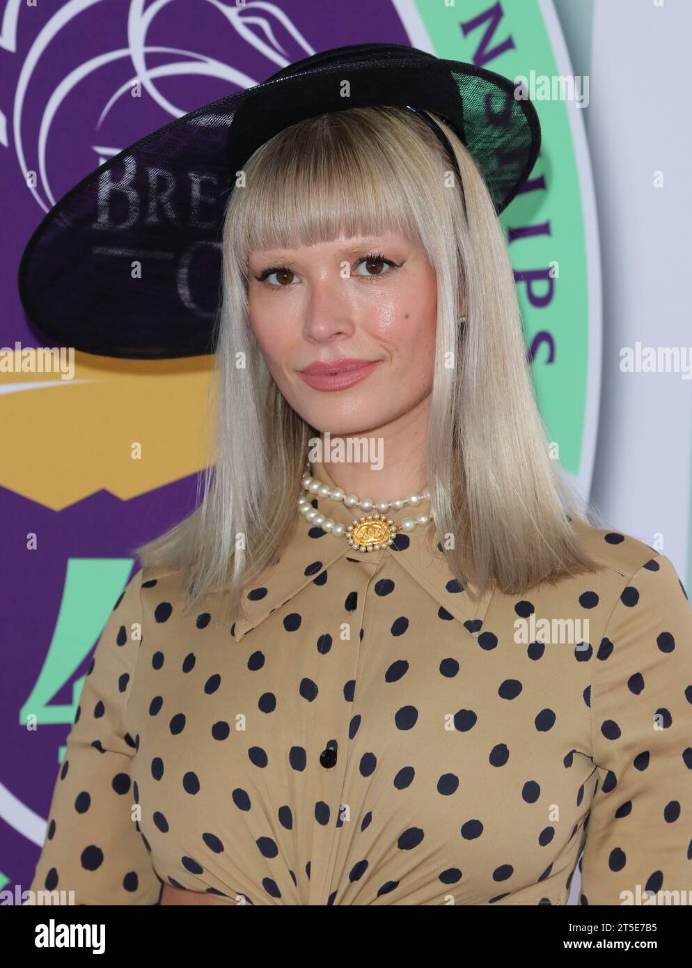 Arcadia, USA. 04th Nov, 2023. Mosha Lundstrom Halbert arrives at The ...