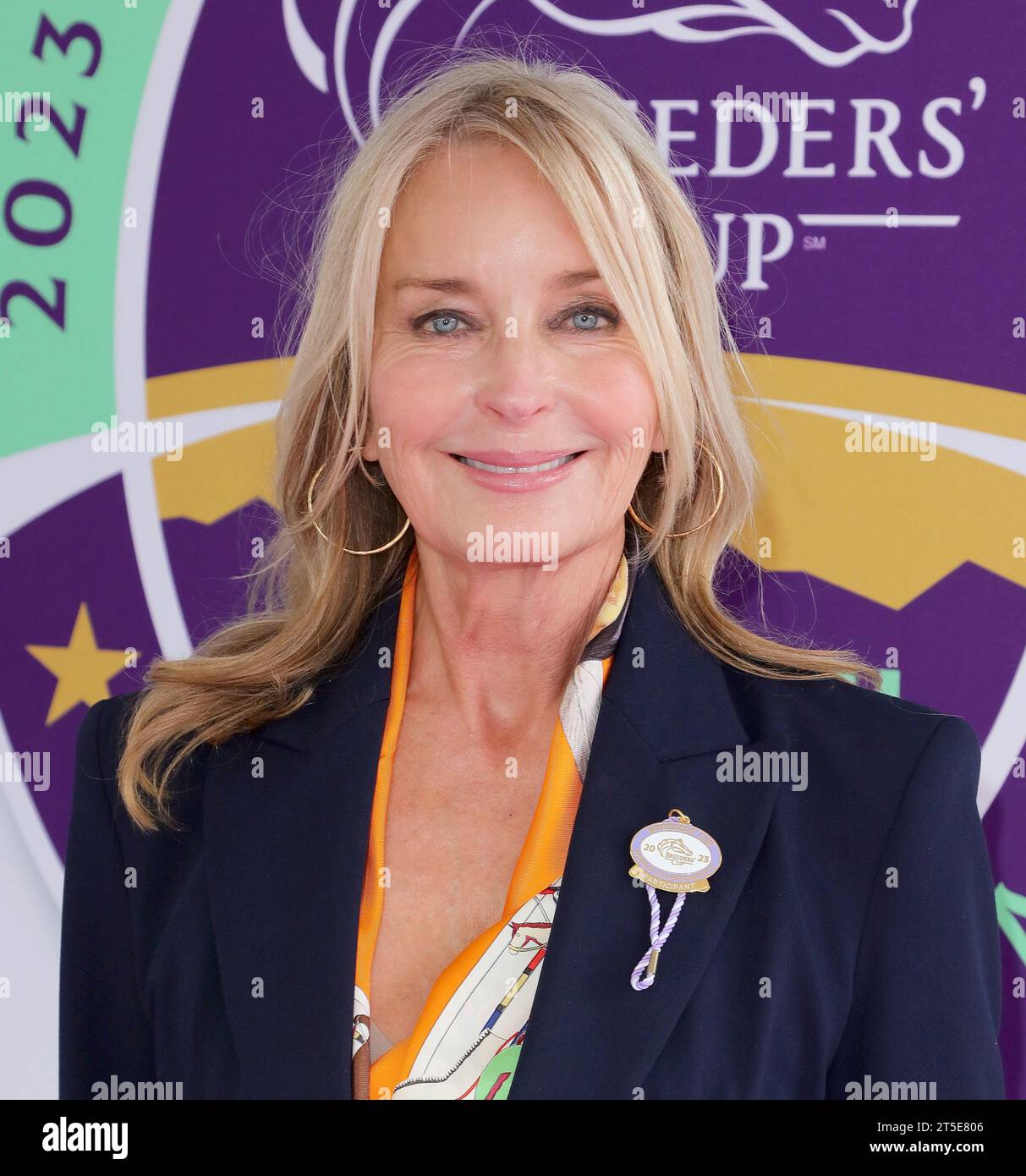 Arcadia, USA. 04th Nov, 2023. Bo Derek arrives at The 2023 Breeders Cup ...