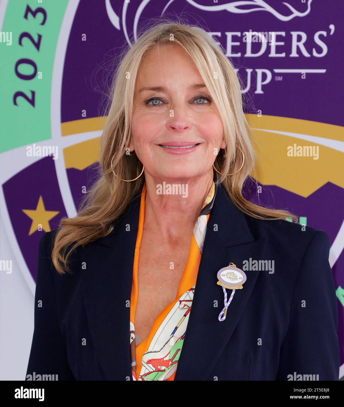 Arcadia, USA. 04th Nov, 2023. Bo Derek arrives at The 2023 Breeders Cup ...