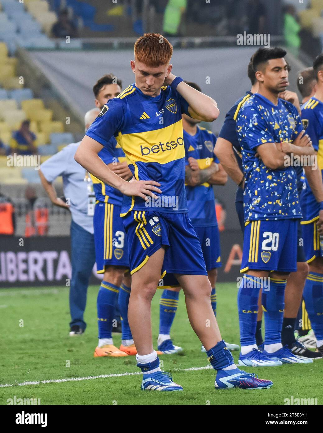Rio De Janeiro, Brazil. 04th Nov, 2023. Valentin Barco of Boca Juniors ...