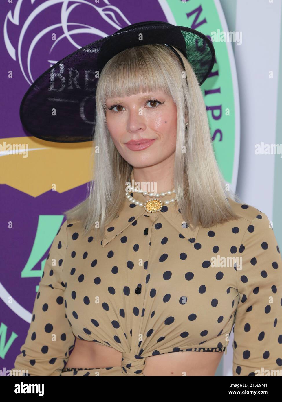 Arcadia, USA. 04th Nov, 2023. Mosha Lundstrom Halbert arrives at The ...