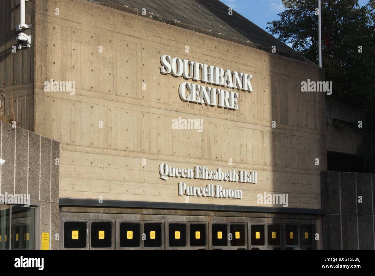 Entrance to the Southbank Centre, the Queen Elizabeth Hall, and the ...