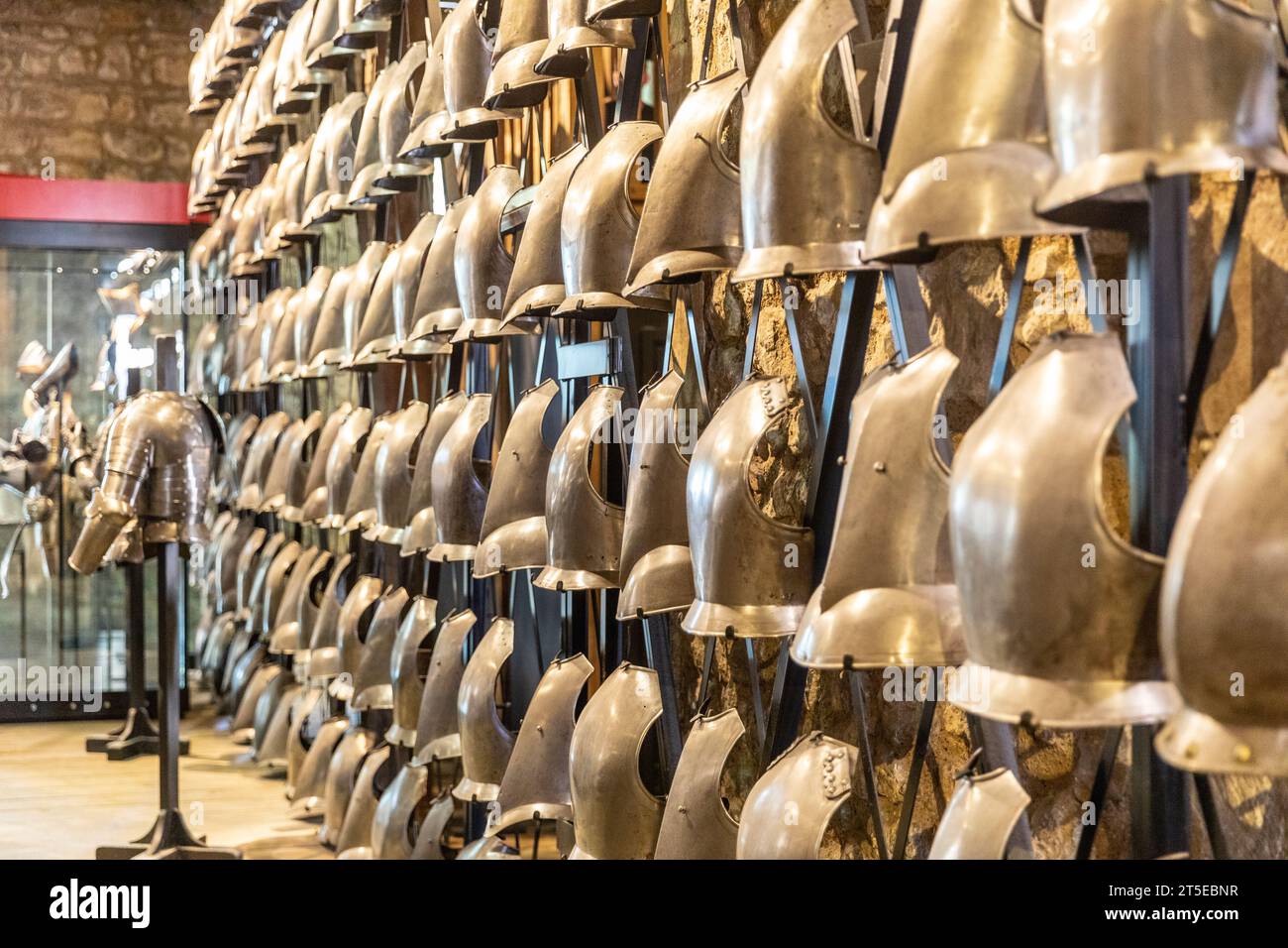 Tower of London, Royal Armouries tournament battle military armour on ...