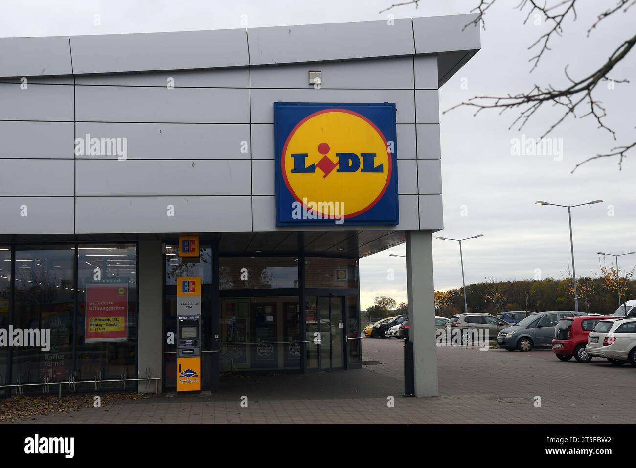 Burger/Fehmarn/Germany /04 November 2023/.Deutsche lidl grocery store ...