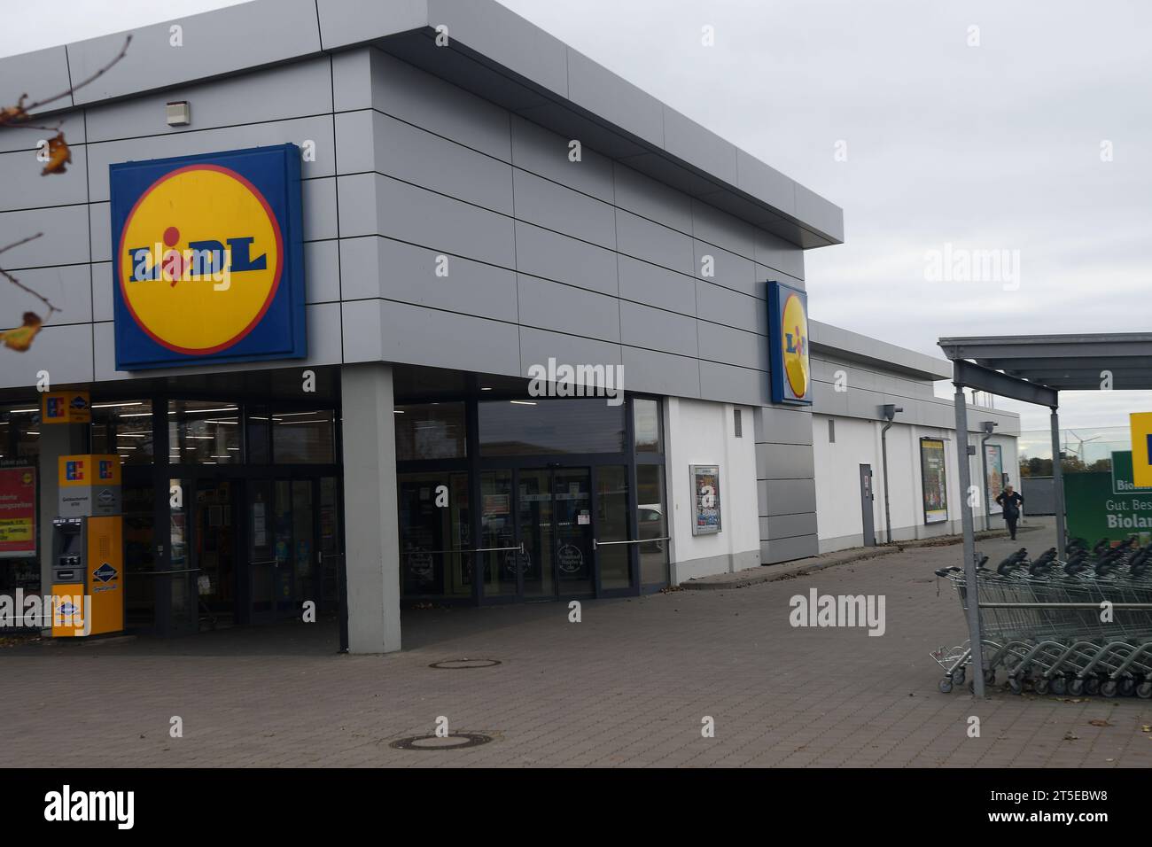 Burger/Fehmarn/Germany /04 November 2023/.Deutsche lidl grocery store ...