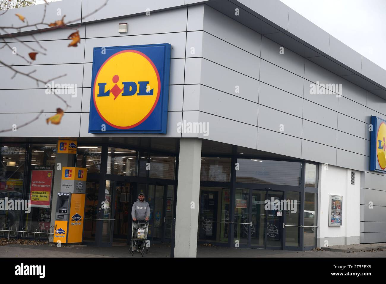 Burger/Fehmarn/Germany /04 November 2023/.Deutsche lidl grocery store ...