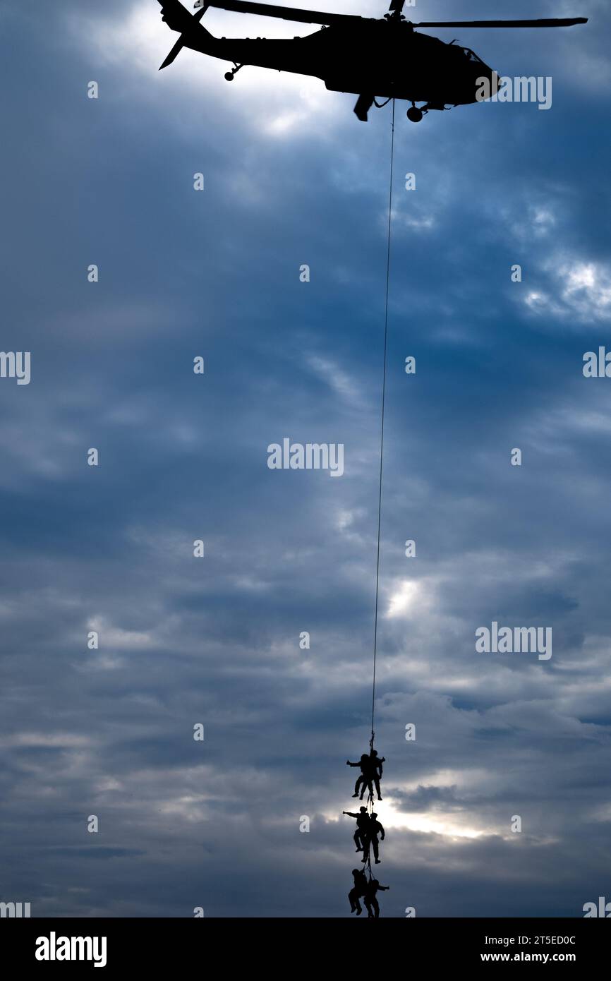 The 101st Combat Aviation Brigade, 101st Airborne Division performs a ...