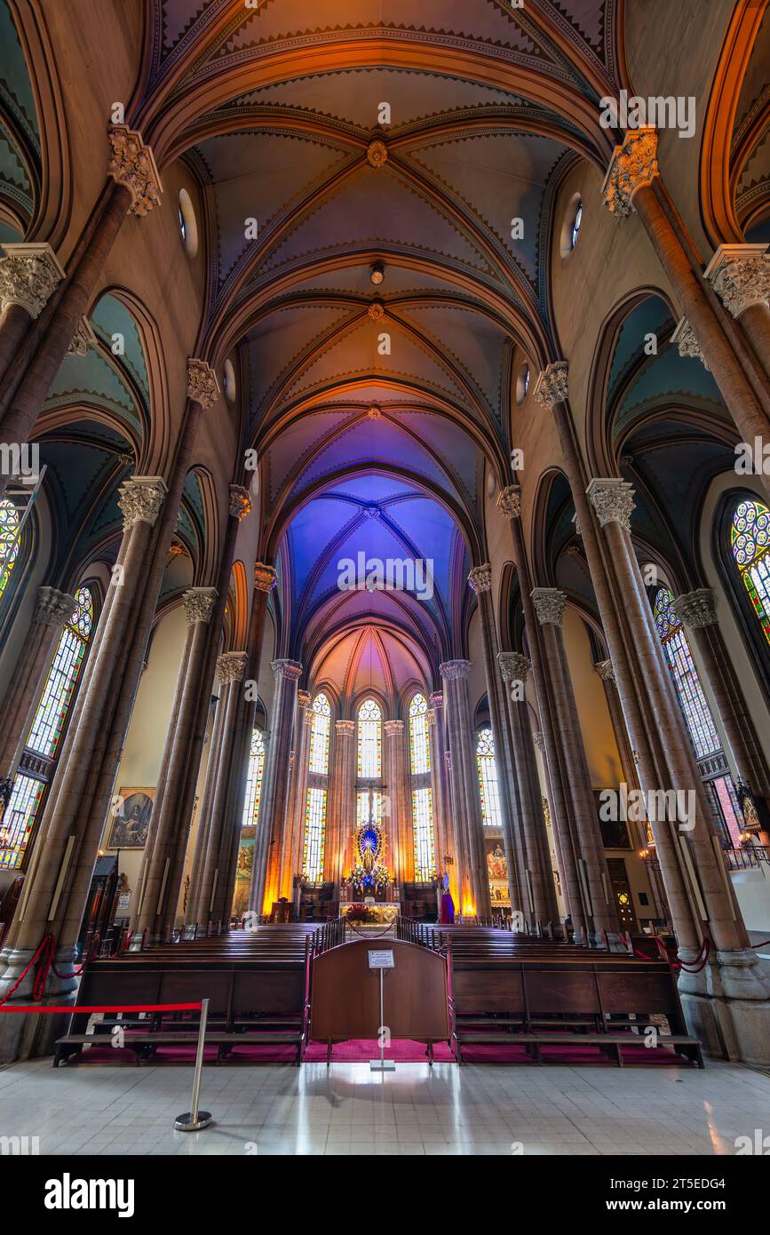Interior of St. Anthony of Padua Church, the largest Roman Catholic ...