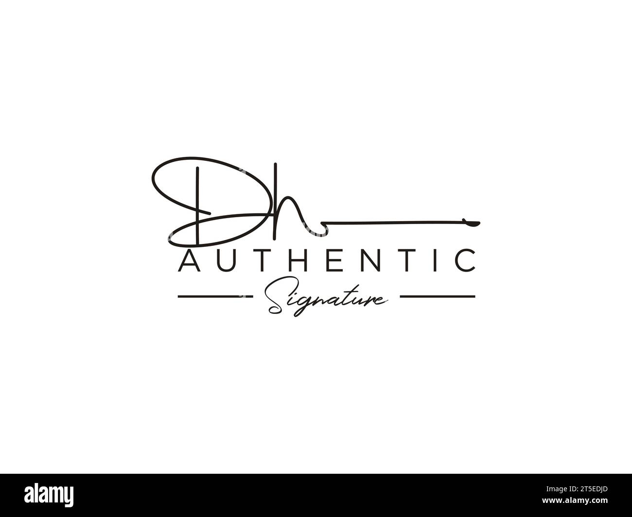 Letter dh vector vectors hi-res stock photography and images - Alamy