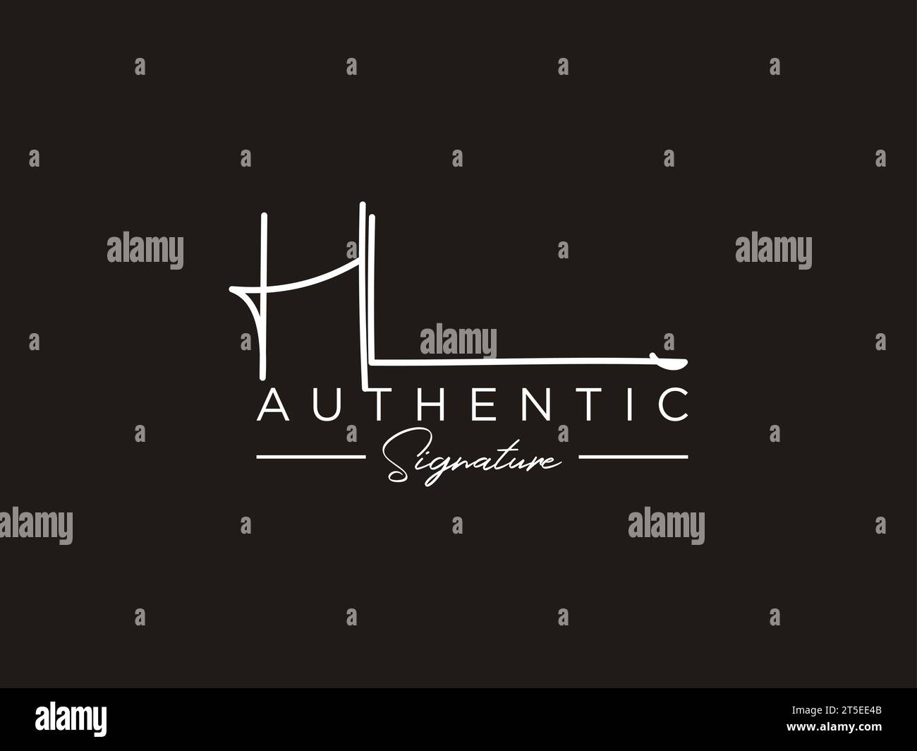 Letter hl vector vectors hi-res stock photography and images - Alamy