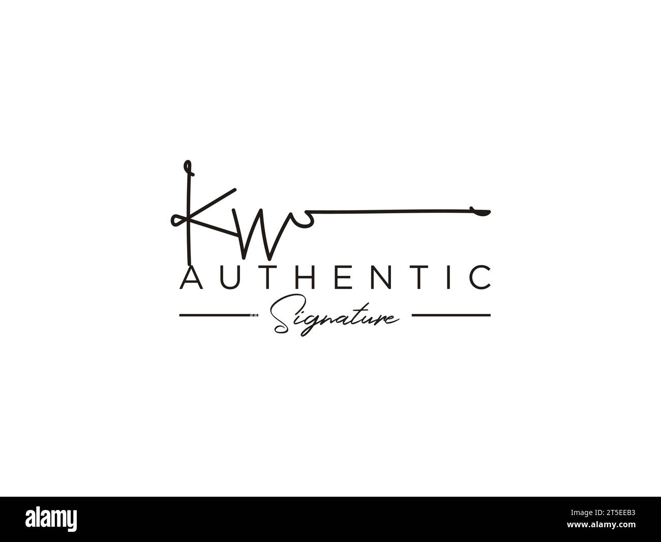 Kw font hi-res stock photography and images - Alamy
