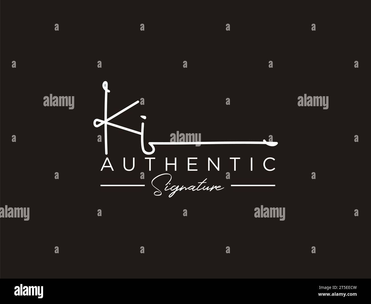 Ki clean logo Stock Vector Images - Alamy