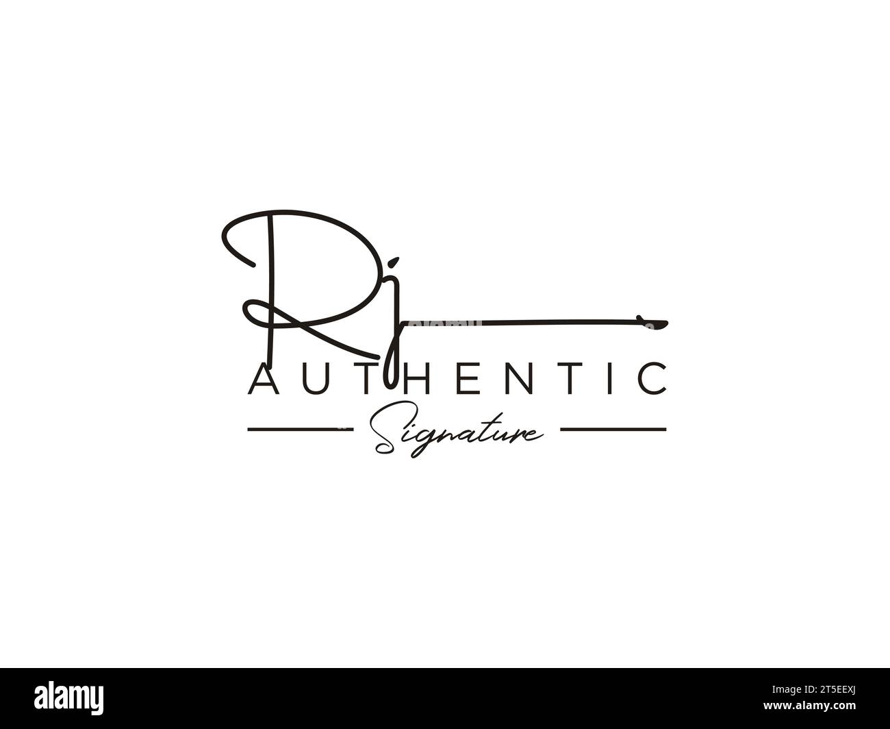 Letter rj vector vectors hi-res stock photography and images - Alamy