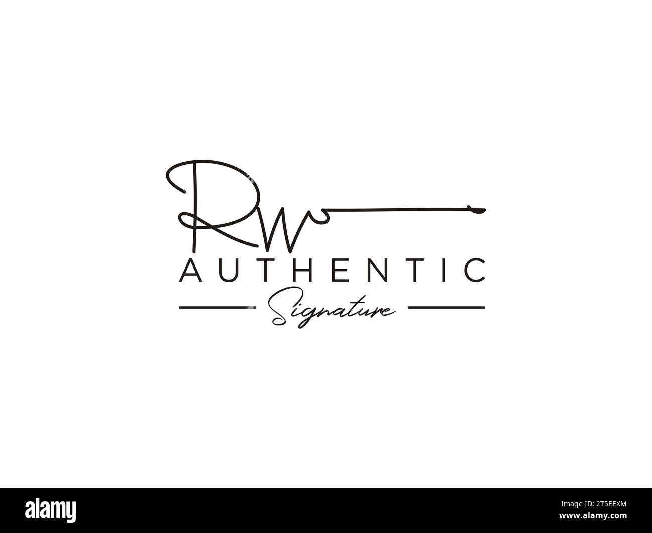 Letter rw vector vectors hi-res stock photography and images - Alamy