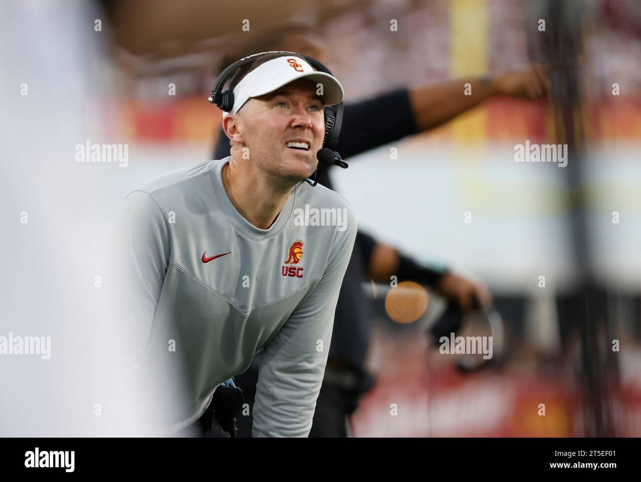 November 4, 2023 USC Trojans head coach Lincoln Riley during the NCAA ...