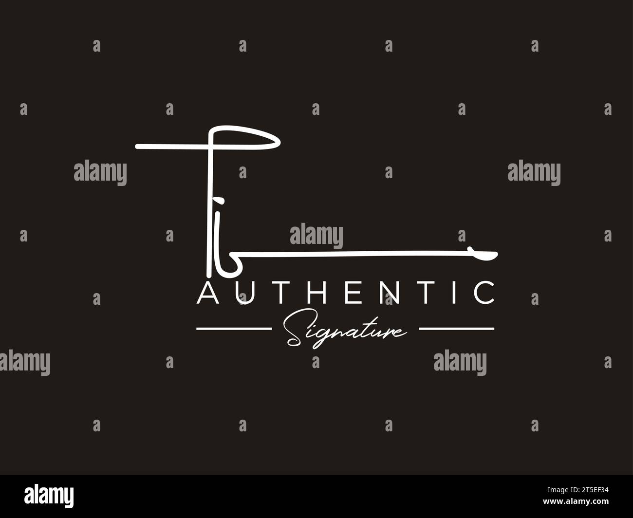 Initial ti logo vector vectors hi-res stock photography and images - Alamy