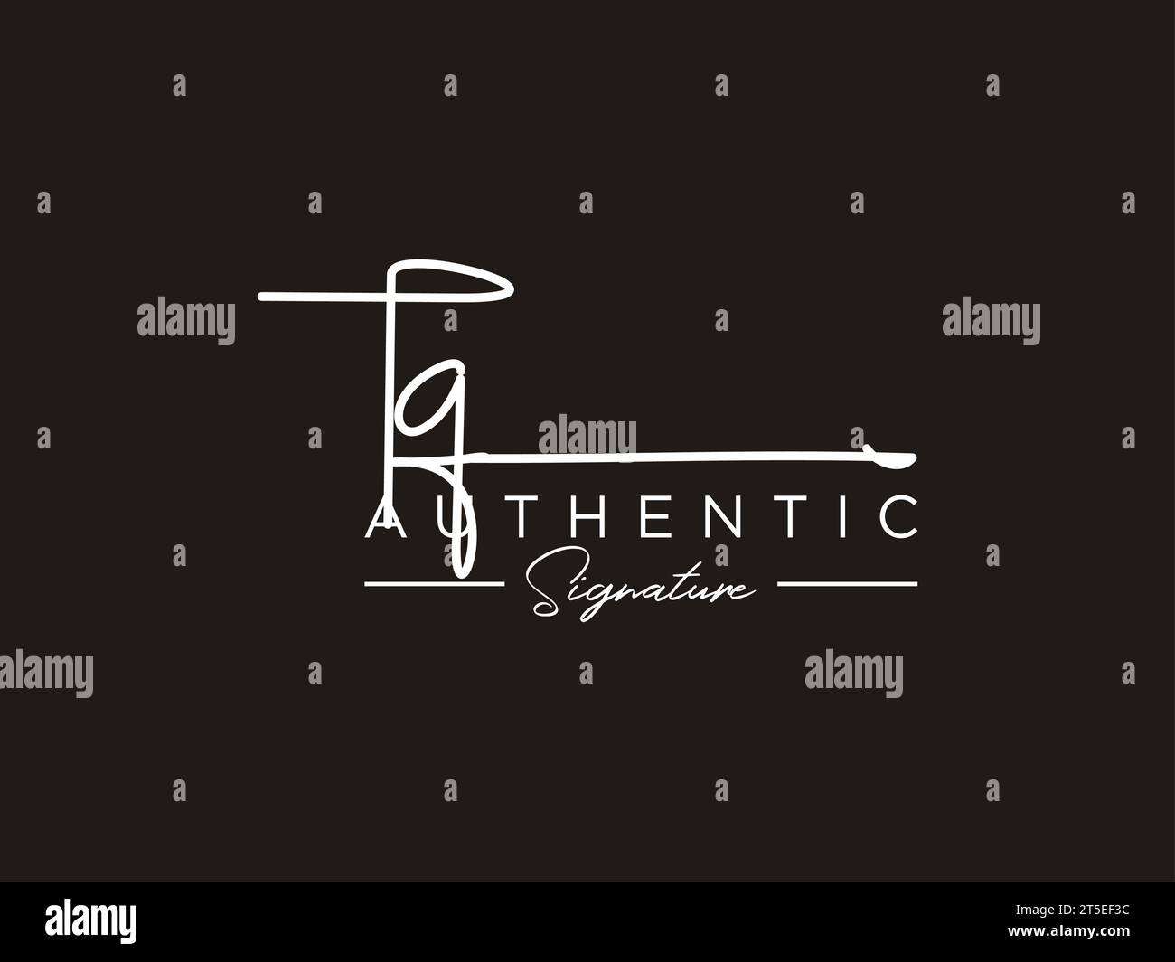 TQ Signature Logo Template Vector Stock Vector Image & Art - Alamy