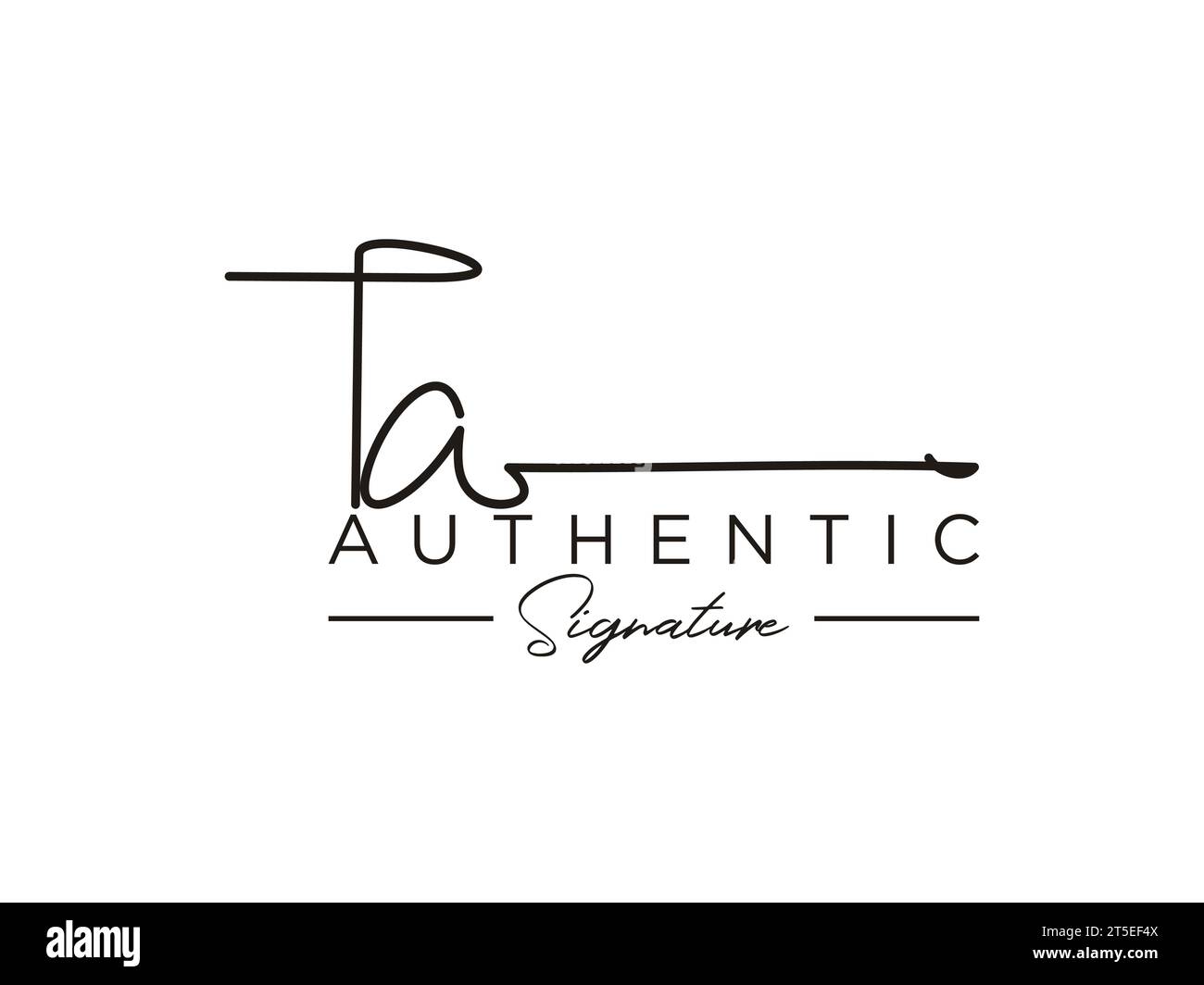 Letter ta vector vectors hi-res stock photography and images - Alamy
