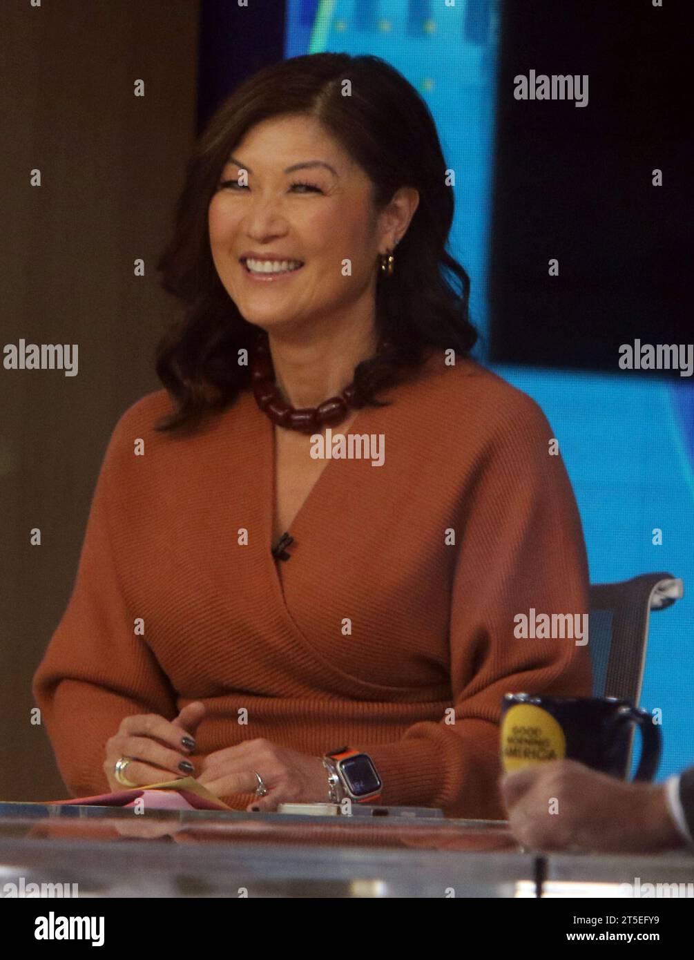 November 03, 2023 Juju Chang on Good Morning America in New York ...