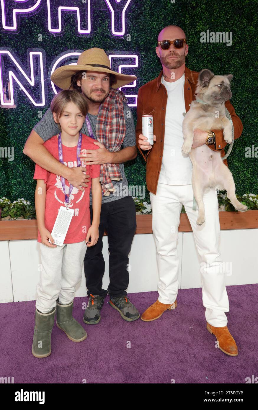 Los Angeles, Ca. 4th Nov, 2023. Valor Hirsch, Emile Hirsch, Oliver ...
