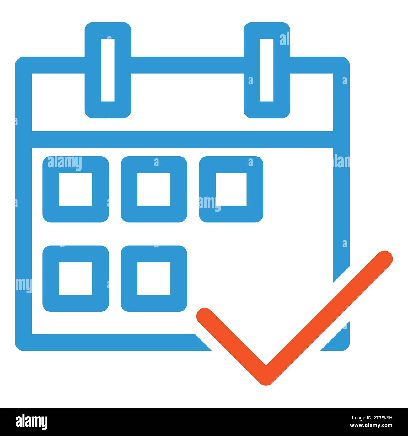 outline colour business calendar icon Stock Vector Image & Art - Alamy