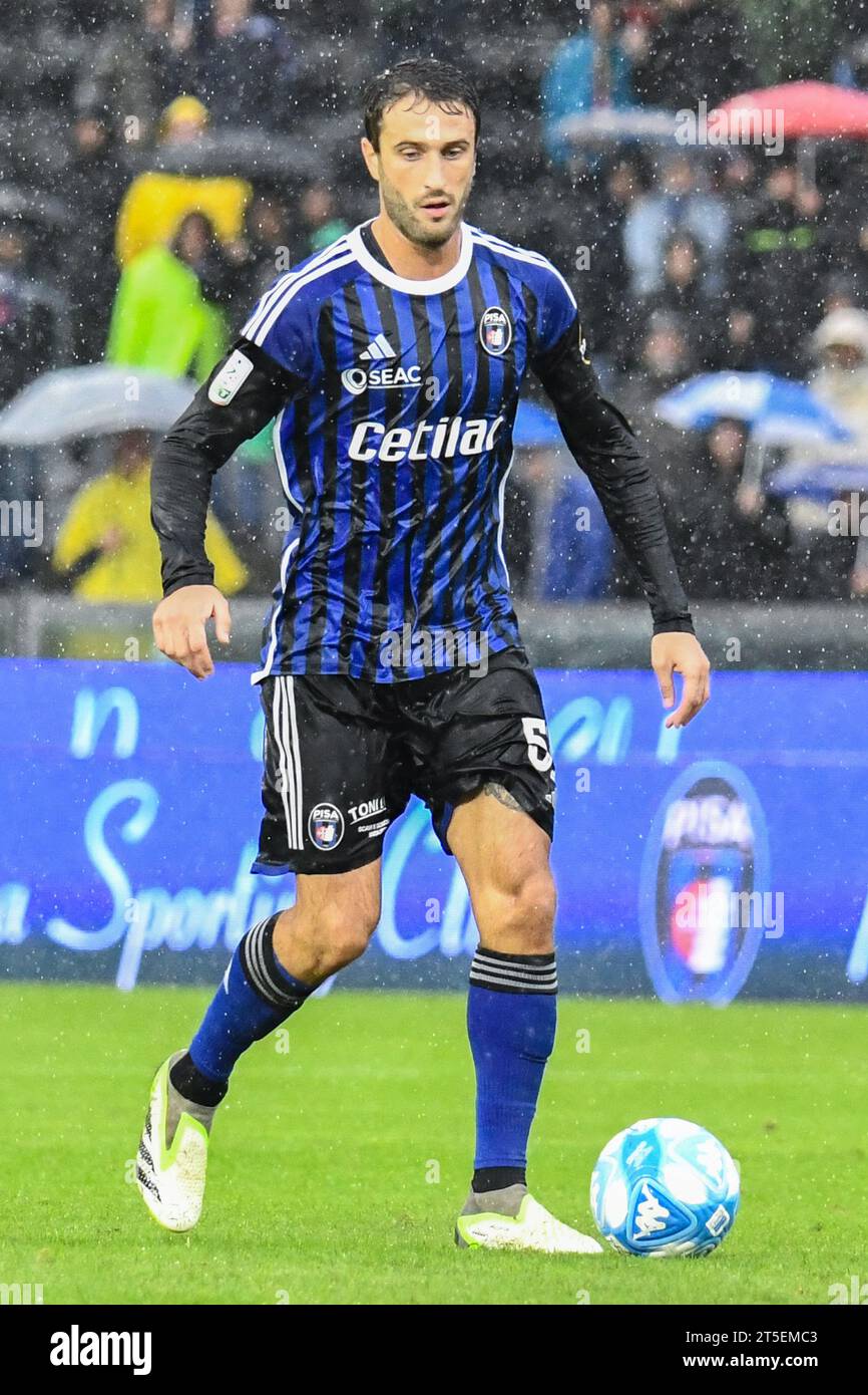 Pisa, Italy. 04th Nov, 2023. Andrea Barberis (Pisa) during Pisa SC vs ...