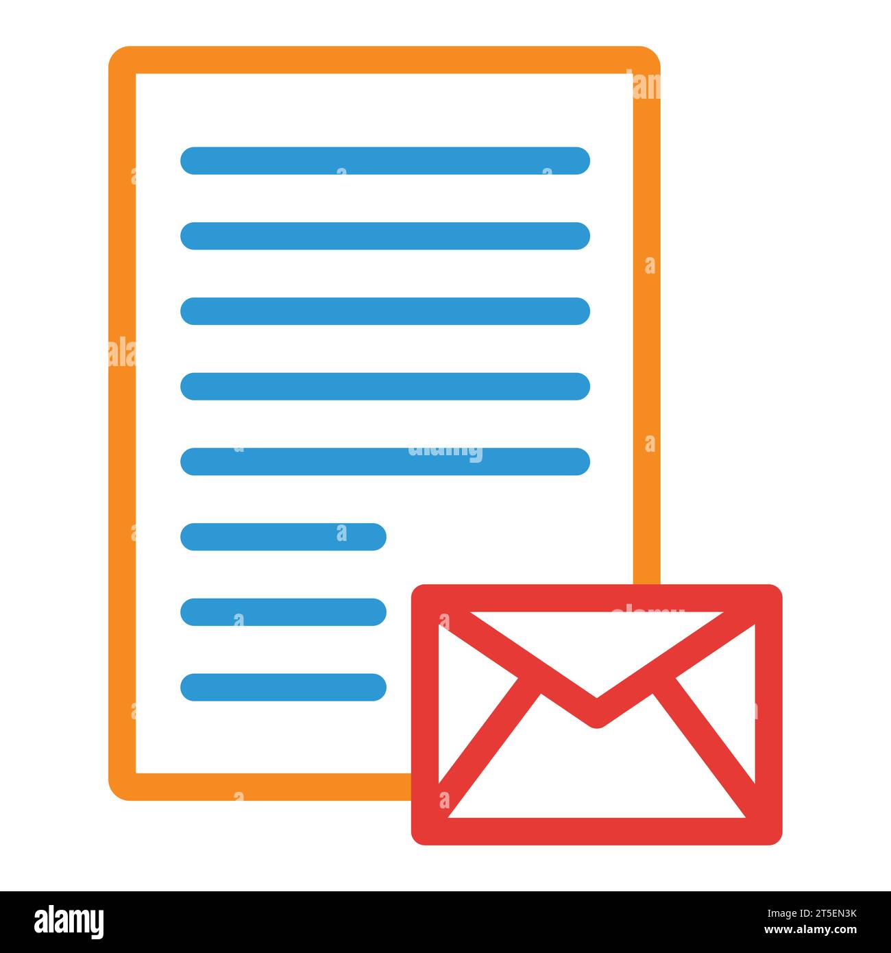 outline colour letter icon Stock Vector Image & Art - Alamy