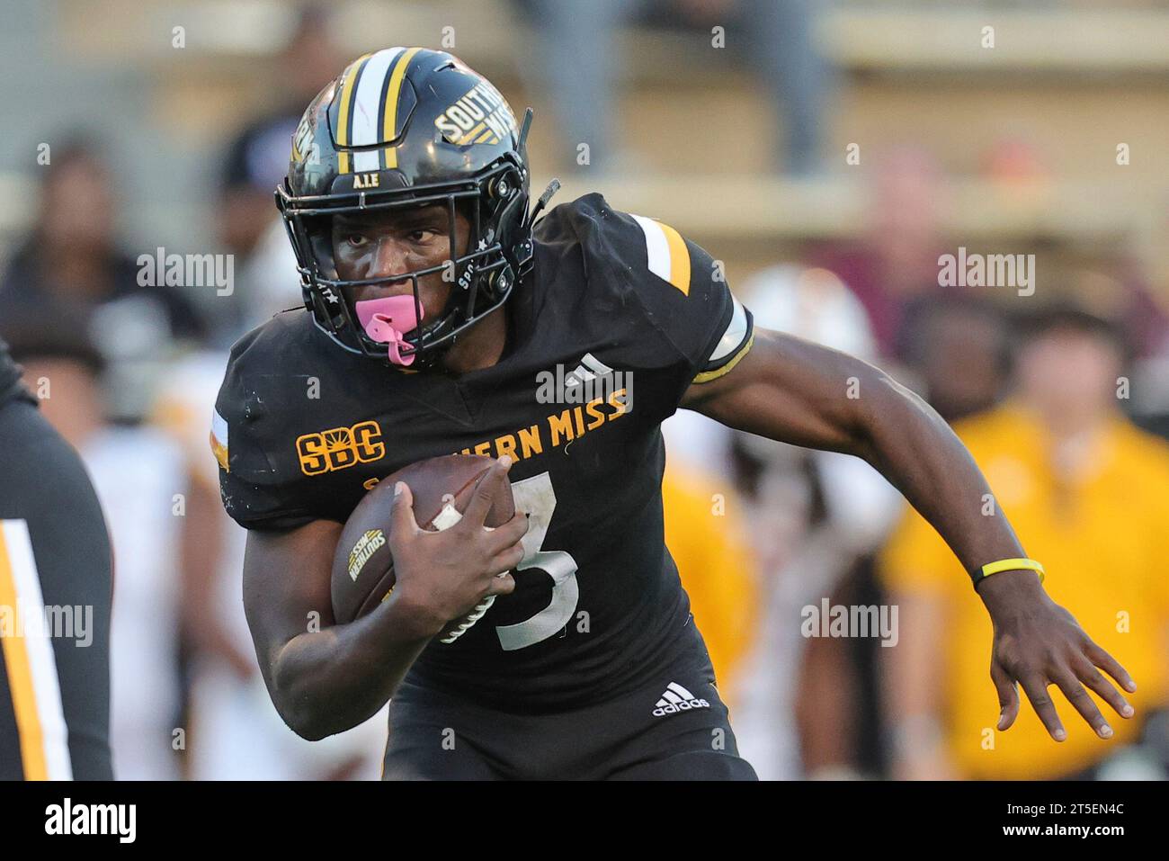 NOV 04, 2023: Southern Miss Golden Eagles running back Frank Gore Jr ...