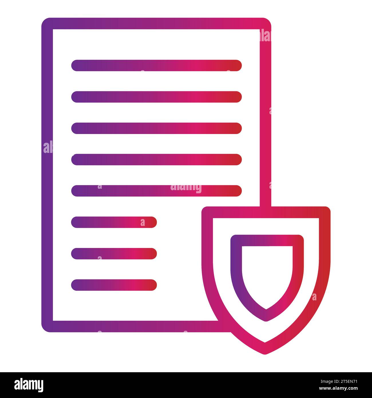 Outline page icon Stock Vector Images - Alamy