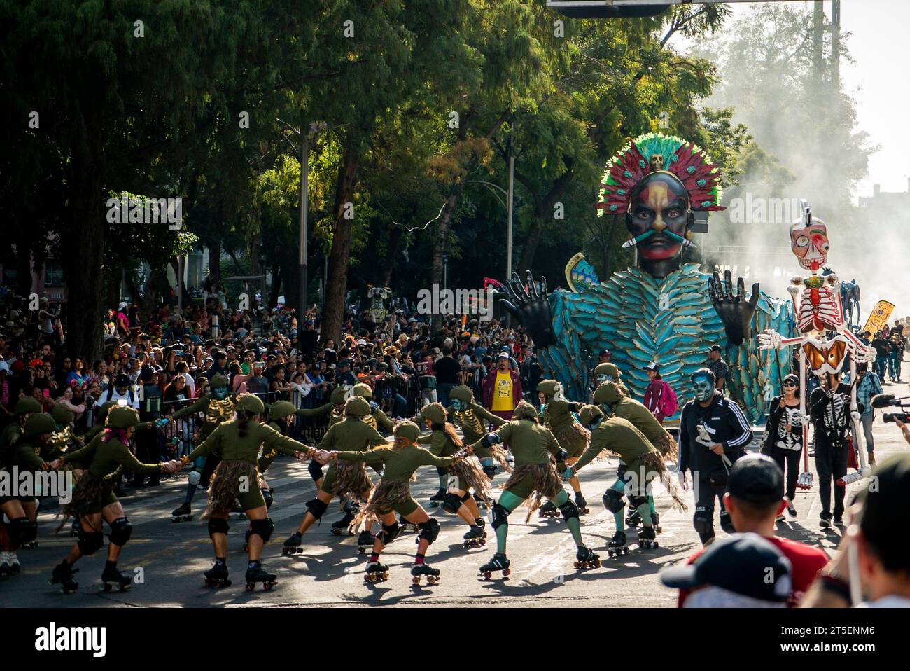 Mexiko Stadt, Mexico. 04th Nov, 2023. Participants in the annual Day of ...