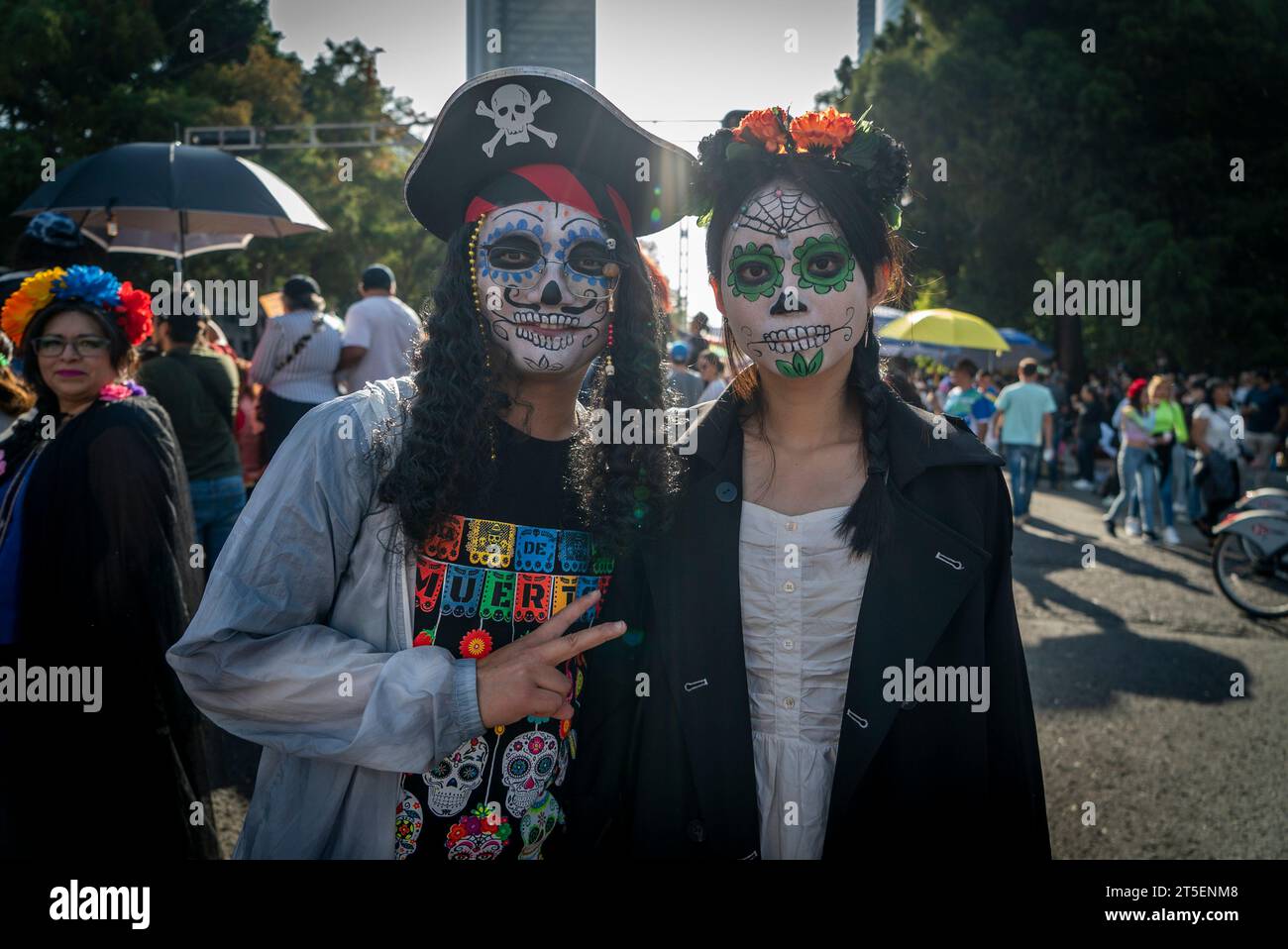 Mexiko Stadt, Mexico. 04th Nov, 2023. Participants in the annual Day of ...