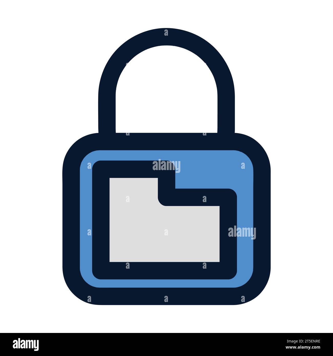 Flat lock icon Stock Vector Images - Alamy