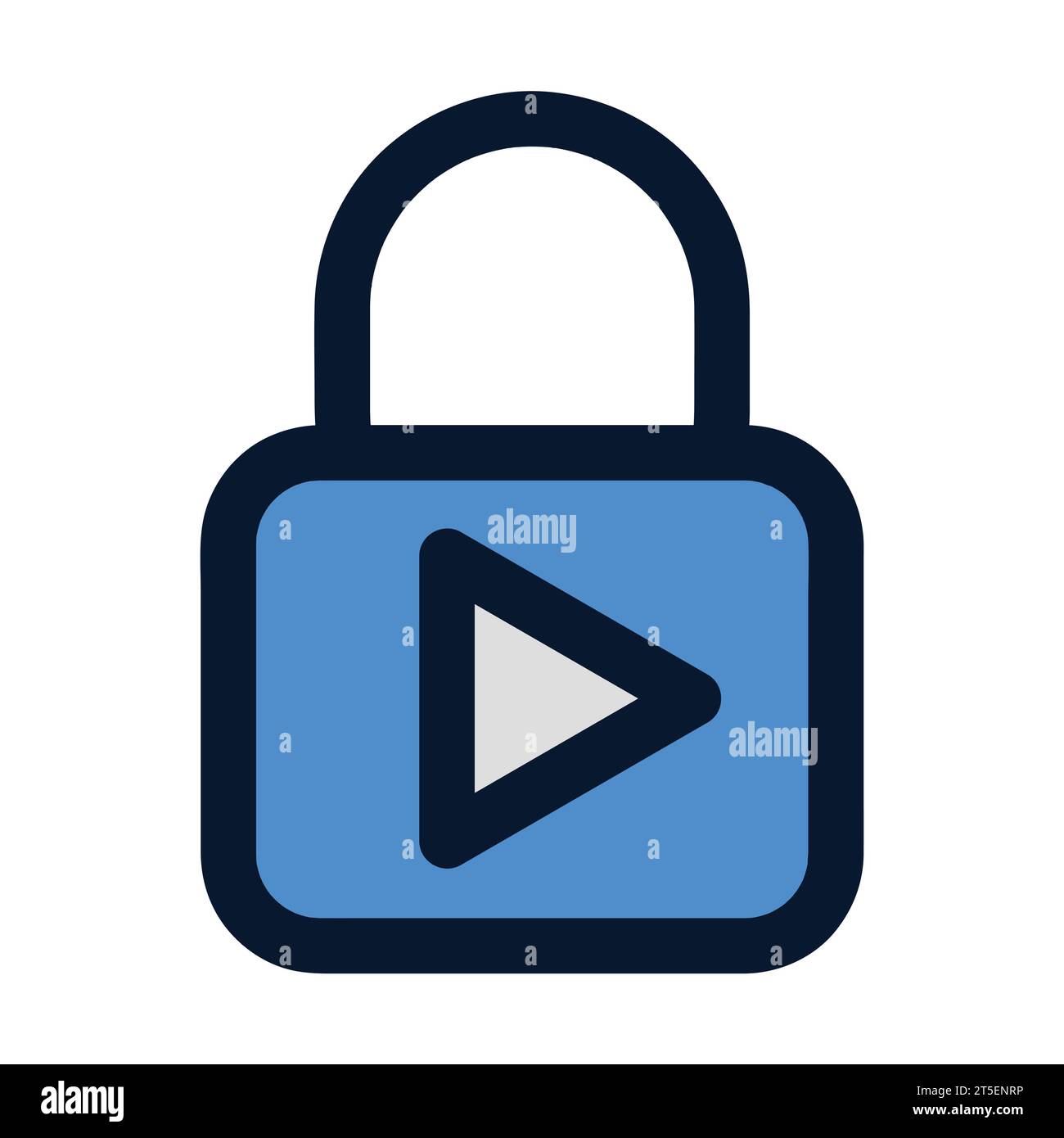 flat style safety lock icon Stock Vector Image & Art - Alamy
