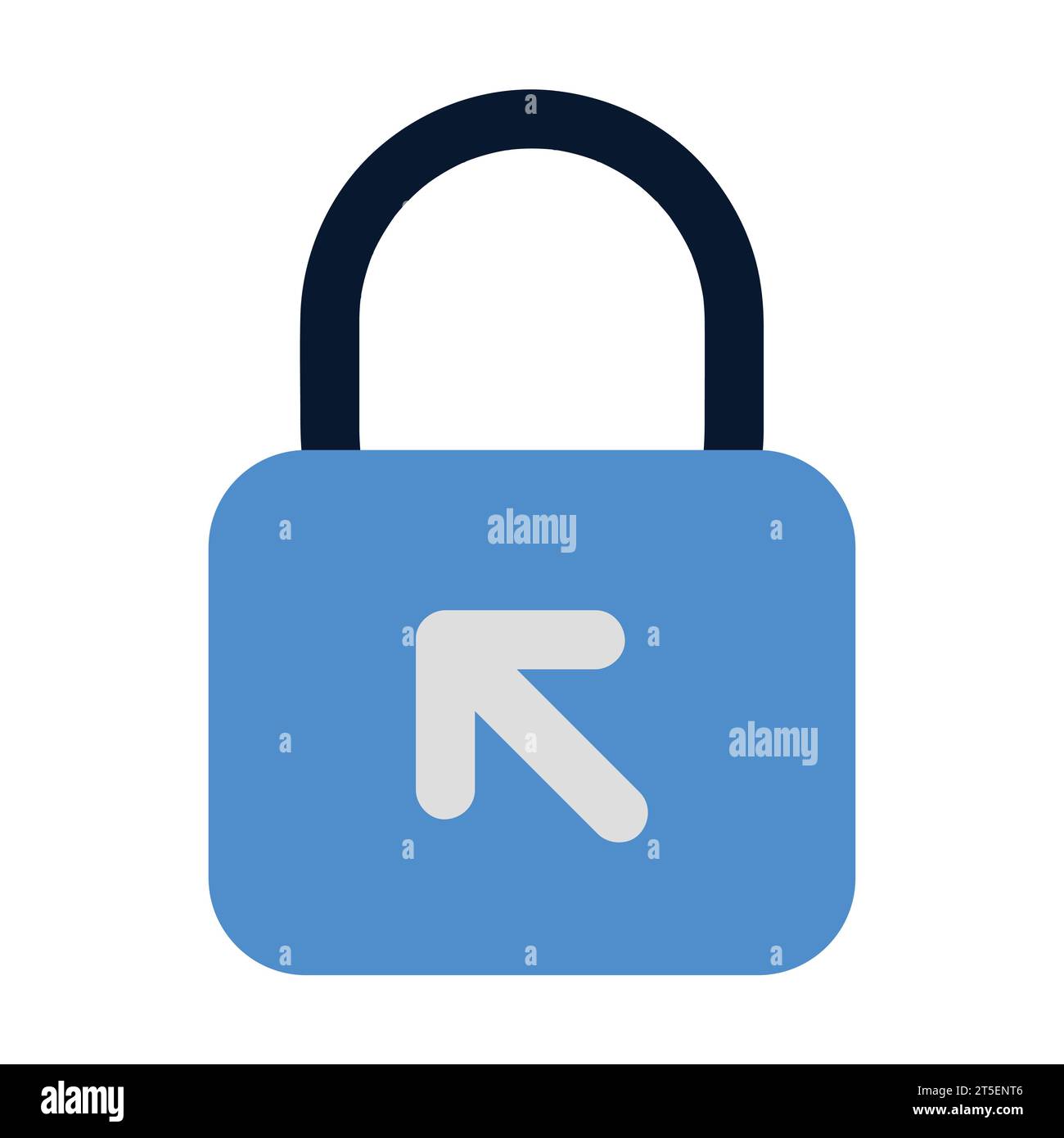 flat style safety lock icon Stock Vector Image & Art - Alamy