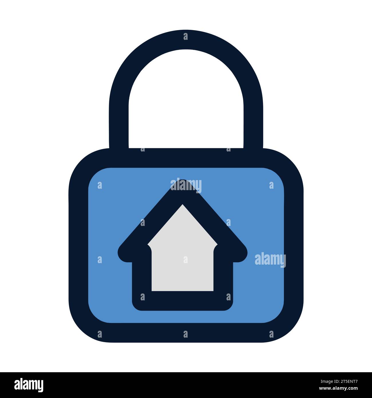 flat style safety lock icon Stock Vector Image & Art - Alamy