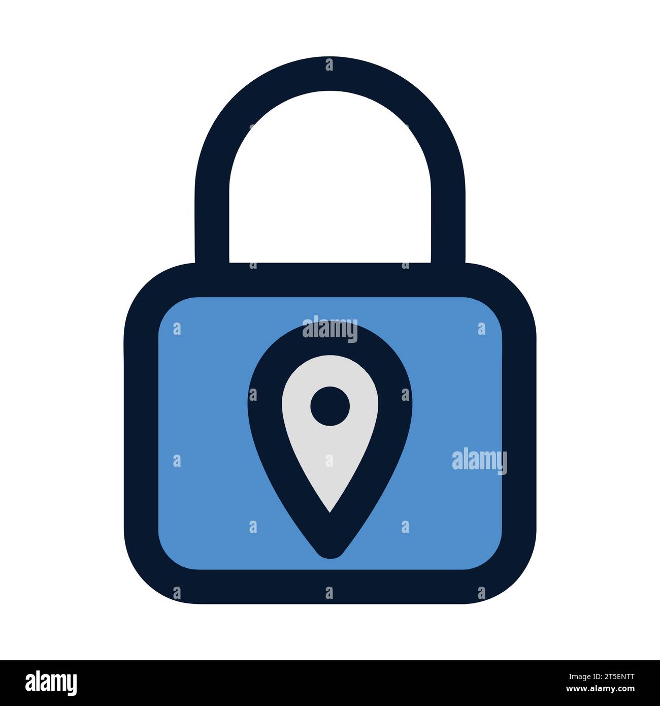 flat style safety lock icon Stock Vector Image & Art - Alamy