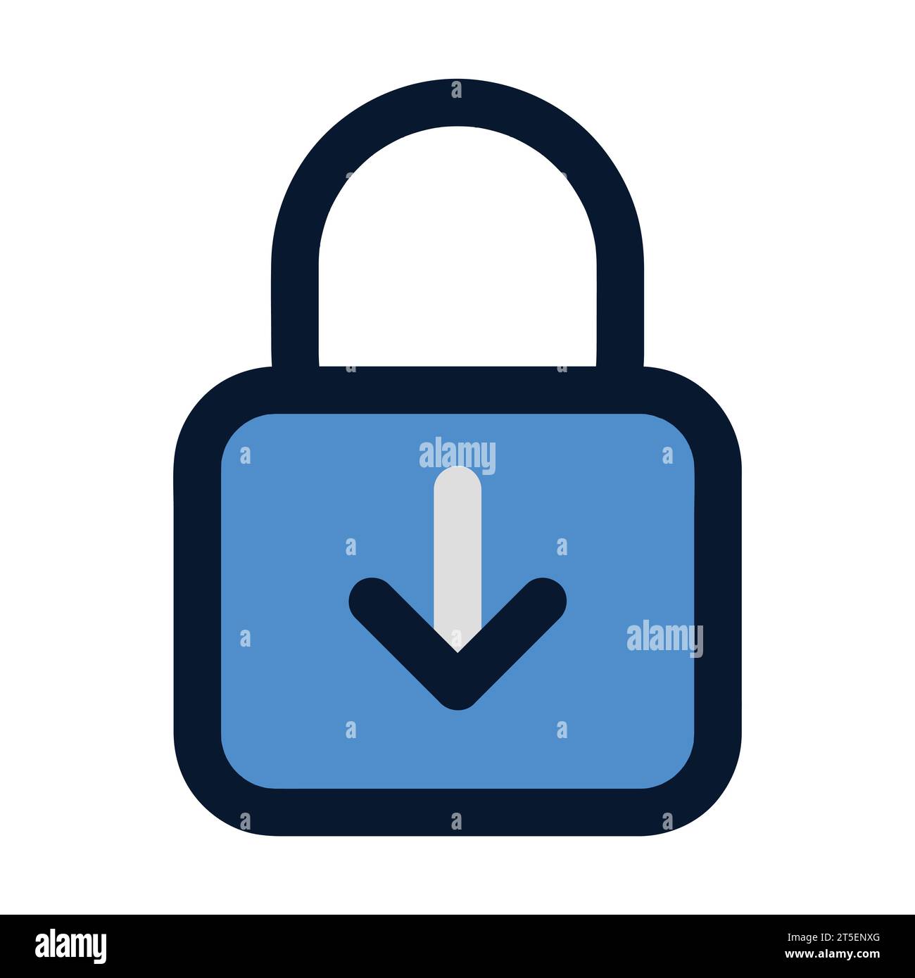 flat style safety lock icon Stock Vector Image & Art - Alamy