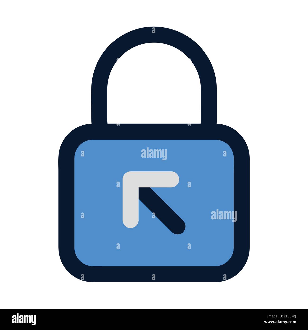 flat style safety lock icon Stock Vector Image & Art - Alamy