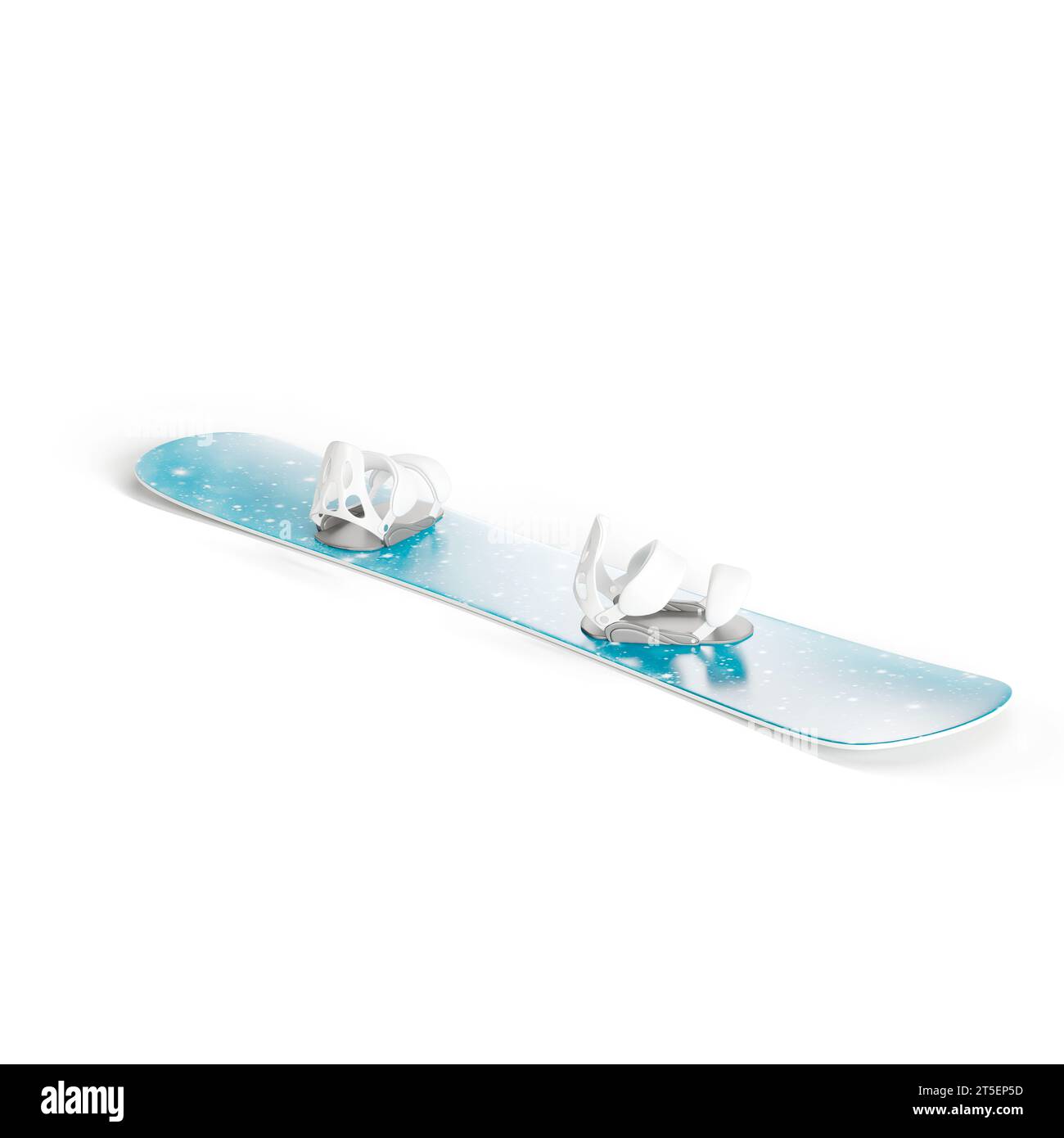 A 3D of a snowboard on a white background Stock Photo - Alamy