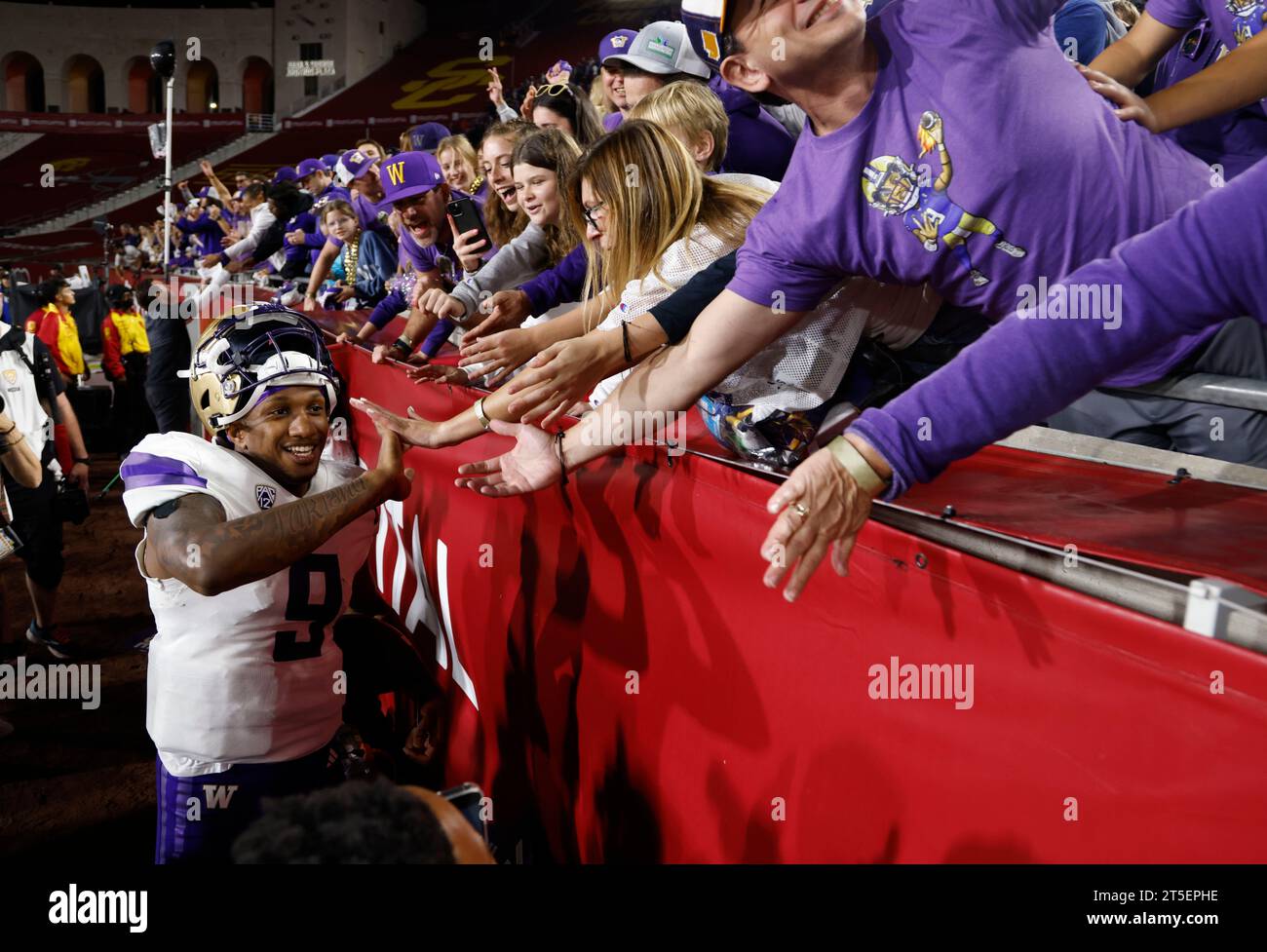 November 4, 2023 Washington Huskies quarterback Michael Penix Jr. (9 ...