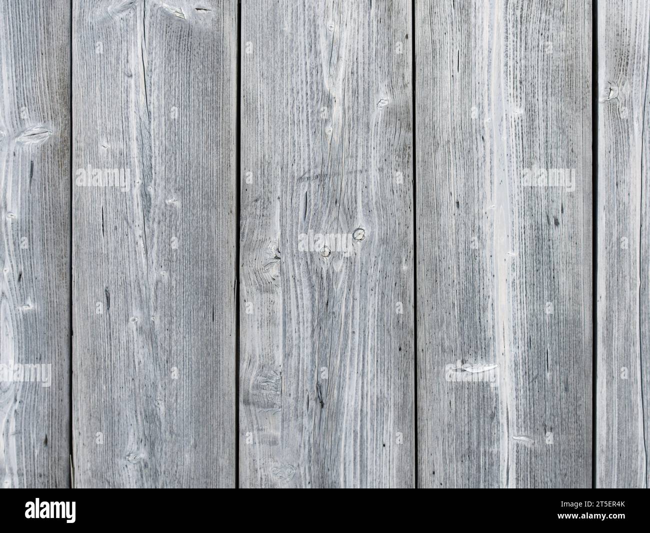 Grey wooden texture of timber boards. The planks are in vertical ...