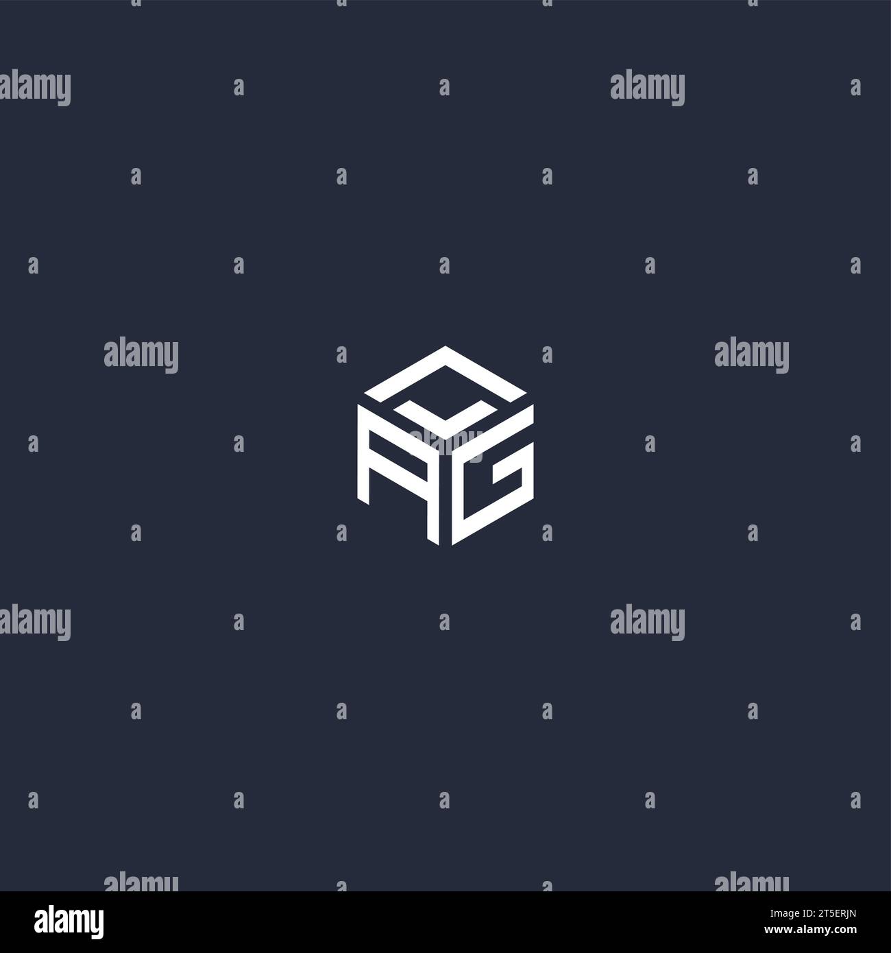 Initial ag Stock Vector Images - Alamy
