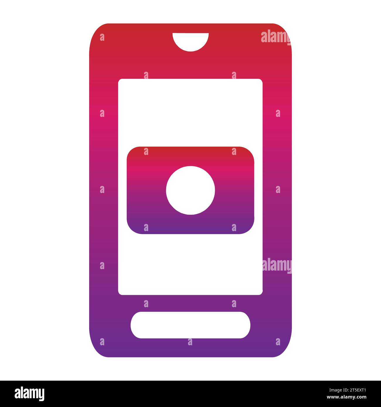 gradient mobile phone icon Stock Vector Image & Art - Alamy