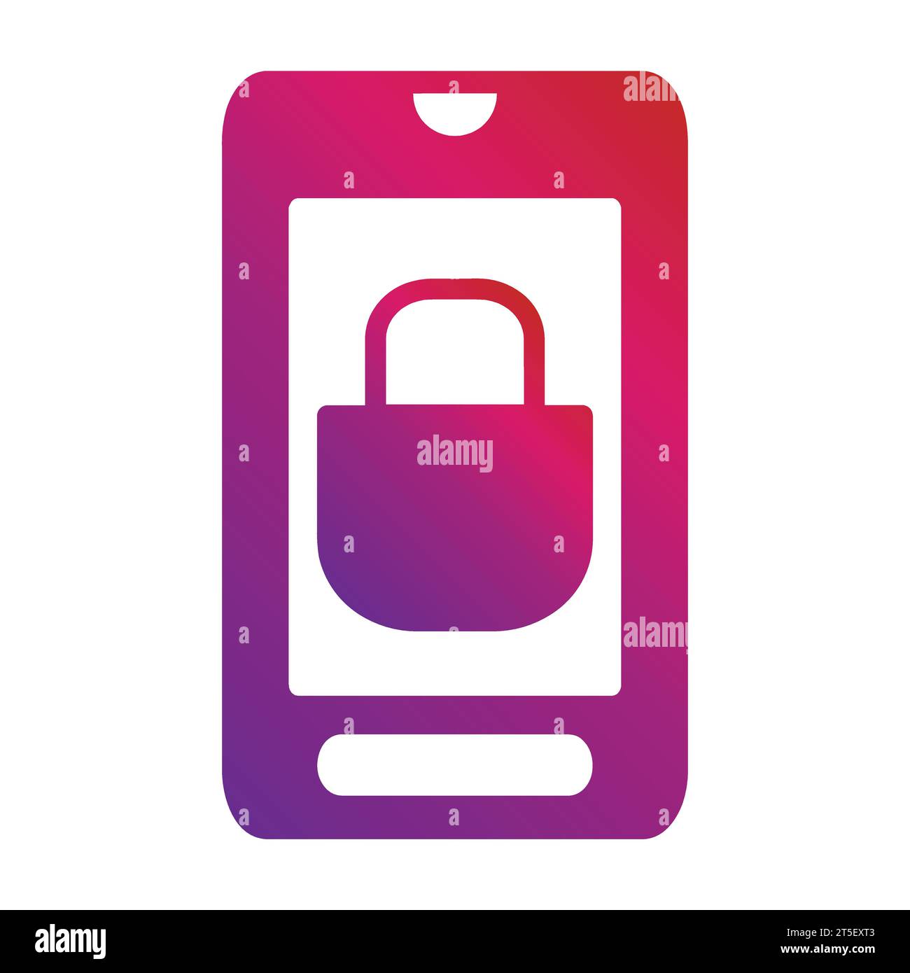gradient mobile phone icon Stock Vector Image & Art - Alamy