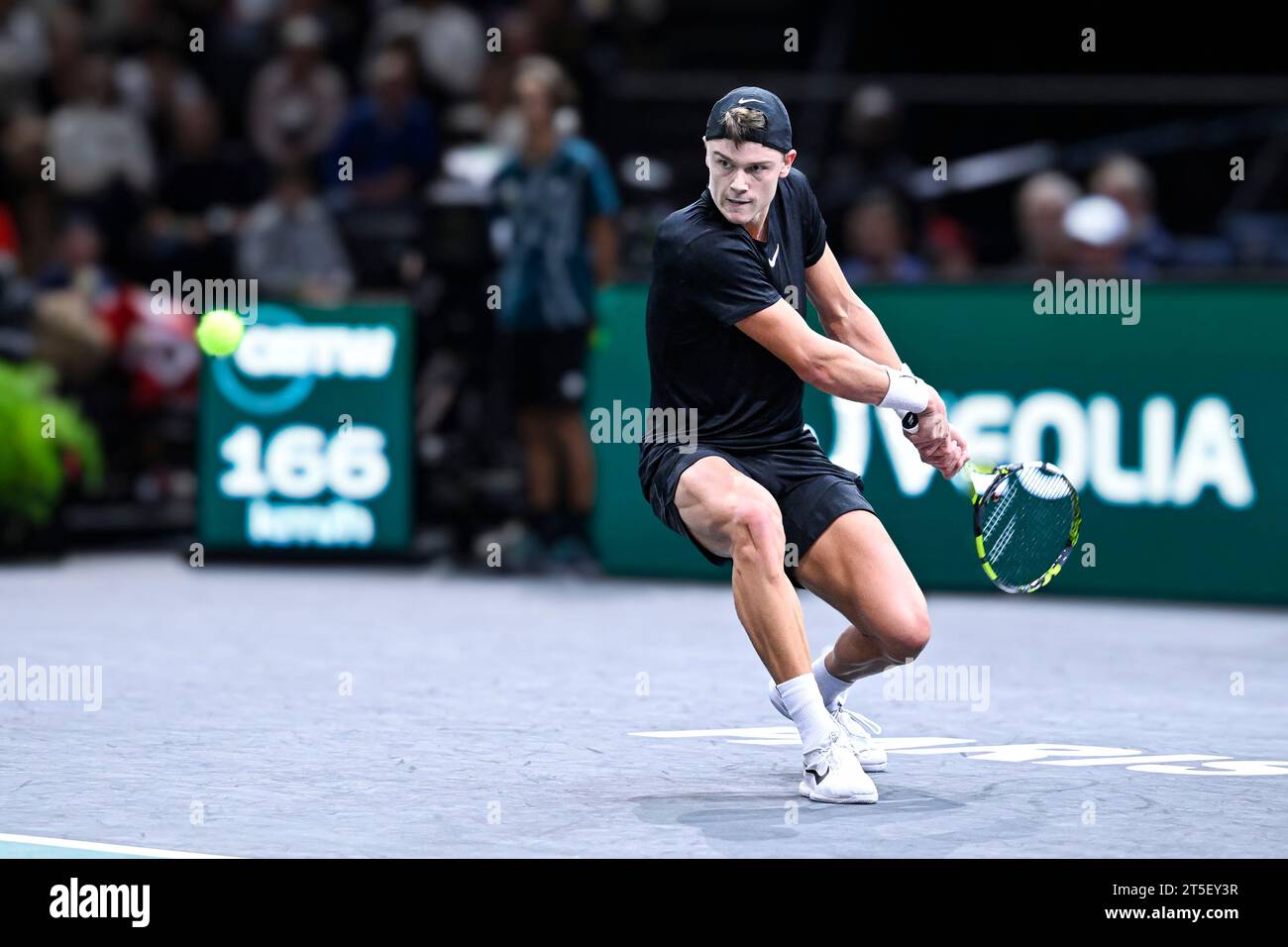 Holger Rune of Denmark during the Rolex Paris Masters ATP Masters 1000 ...