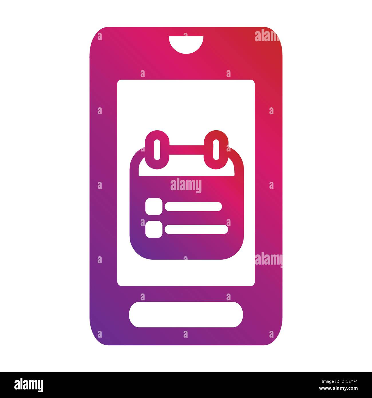gradient mobile phone icon Stock Vector Image & Art - Alamy