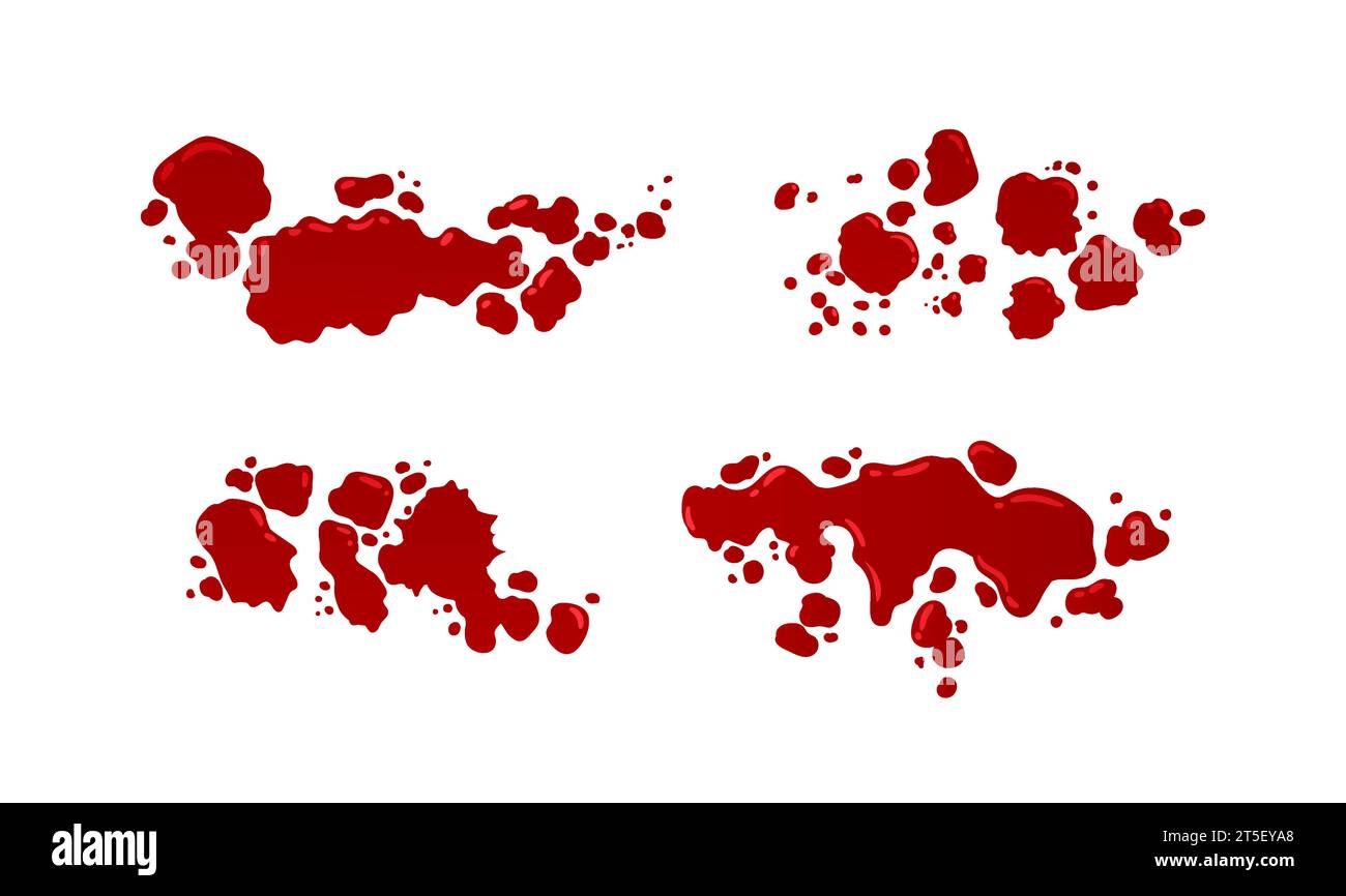 Blood splashes vector set Stock Vector Image & Art - Alamy