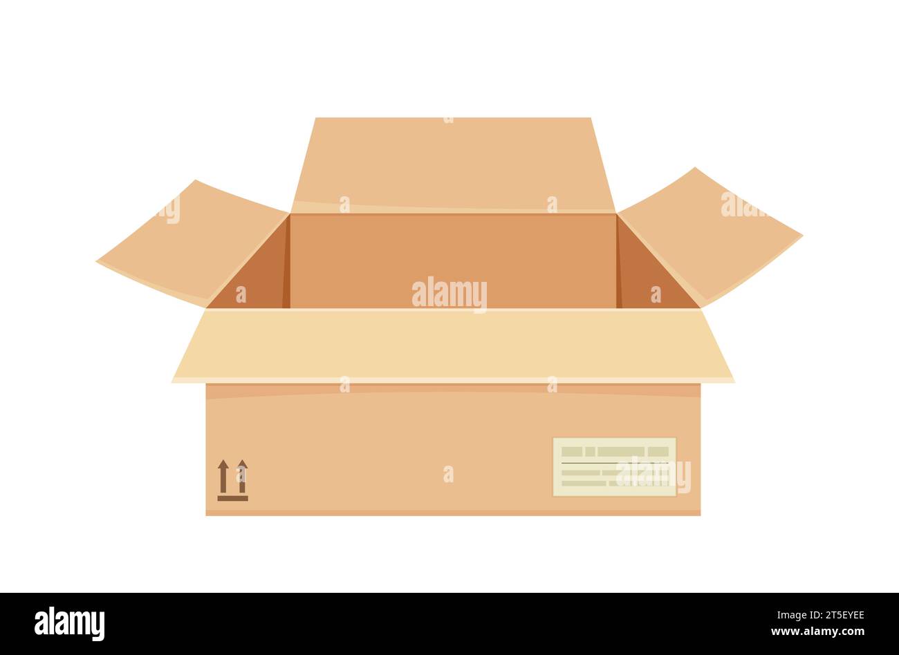Cardboard box vector concept Stock Vector Image & Art - Alamy