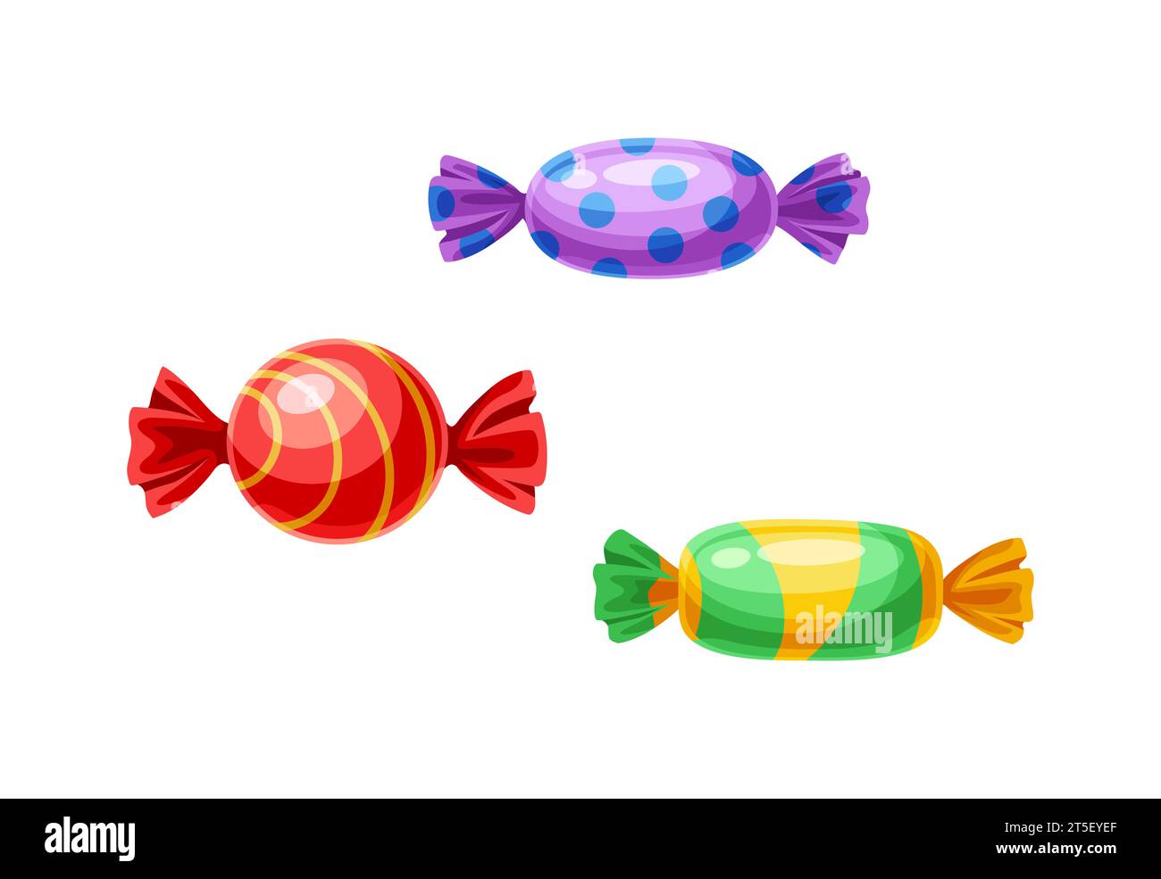 Set of various candies vector Stock Vector Image & Art - Alamy